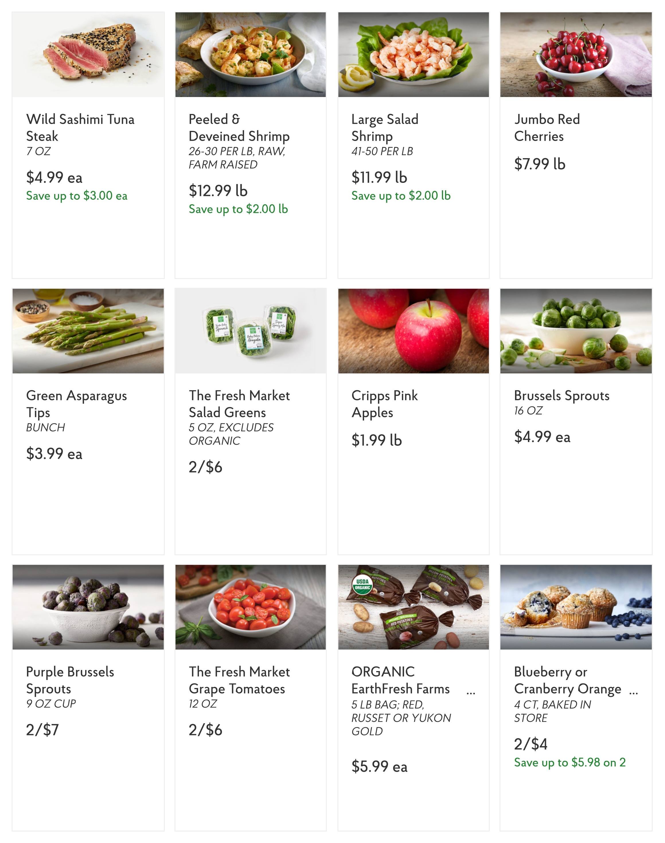 The Fresh Market Weekly Specials Nov 29 – Dec 03, 2019