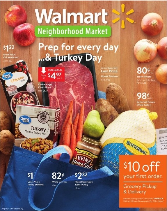 Walmart Weekly Ad Nov 01 – Nov 16, 2019
