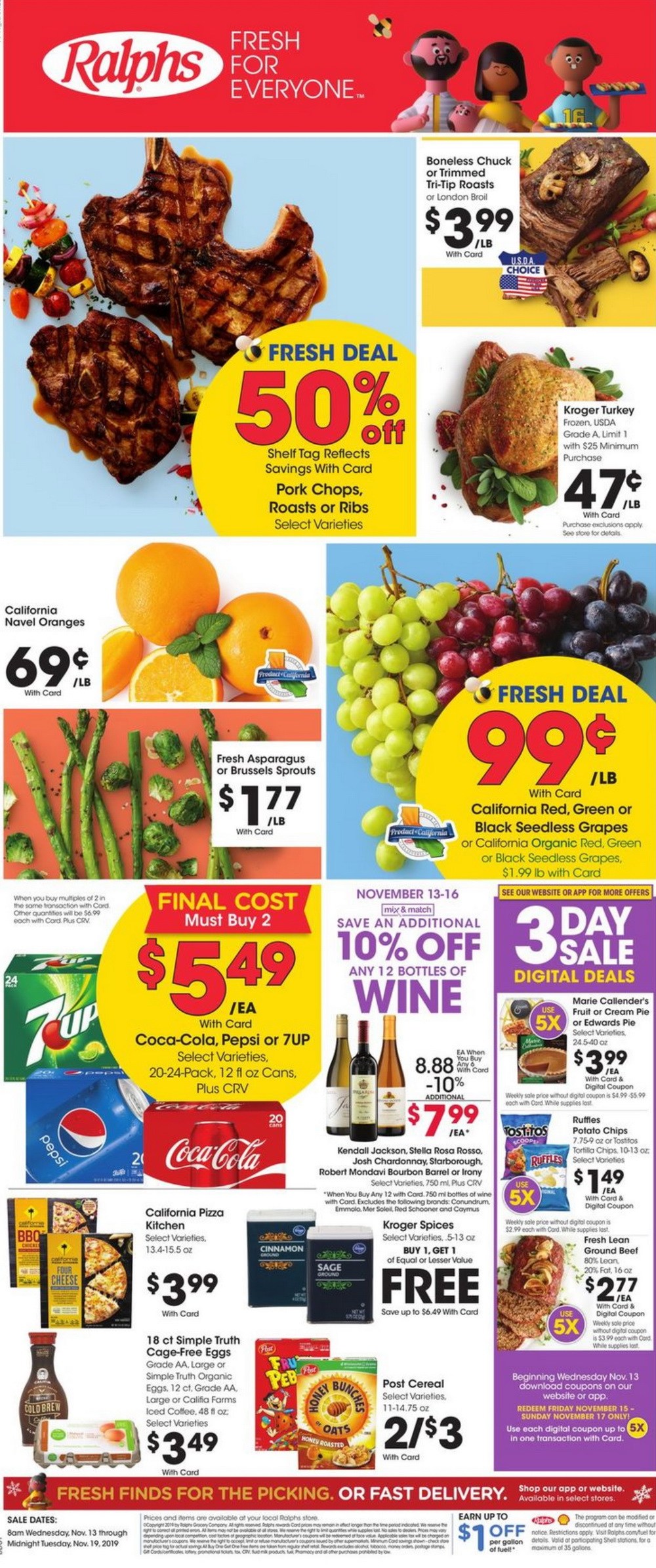 Ralphs Weekly Ad Nov 13 – Nov 19, 2019