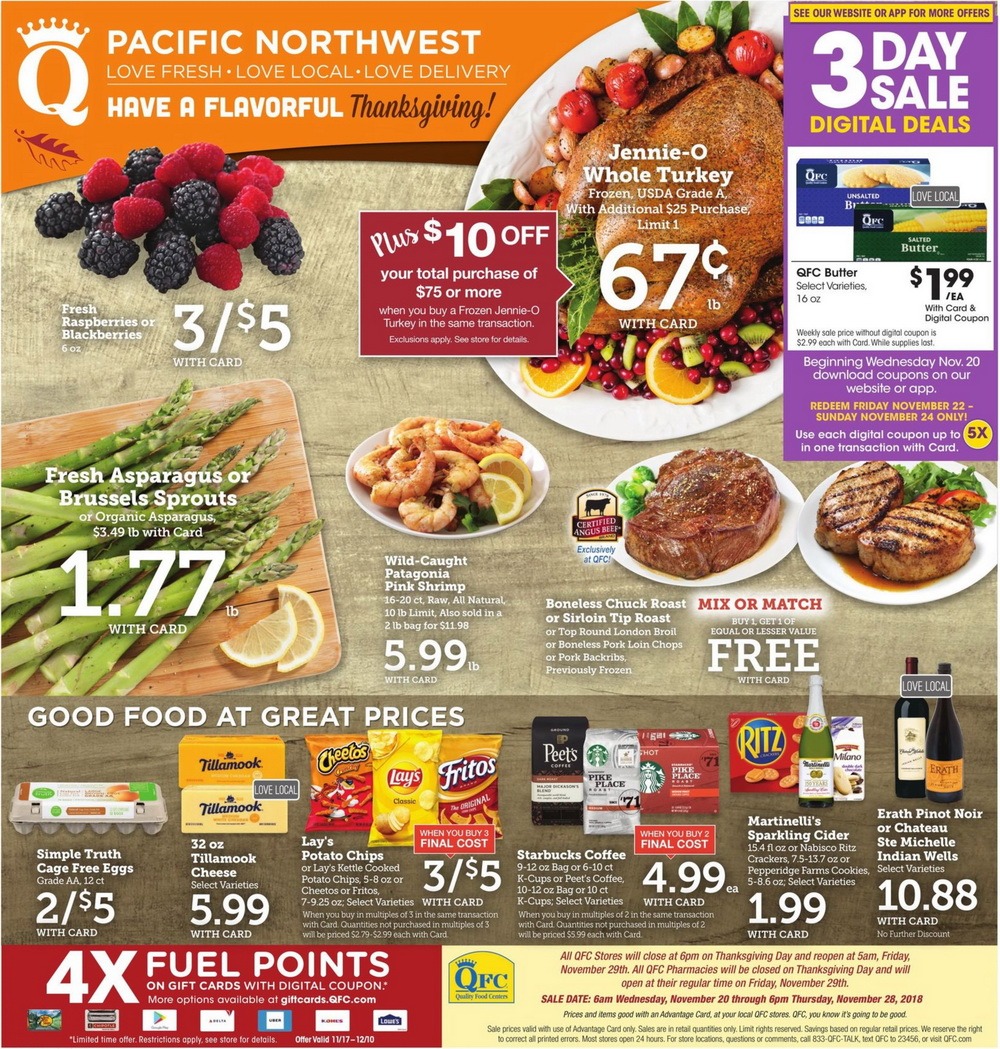 QFC Weekly Ad Nov 20 – Nov 28, 2019
