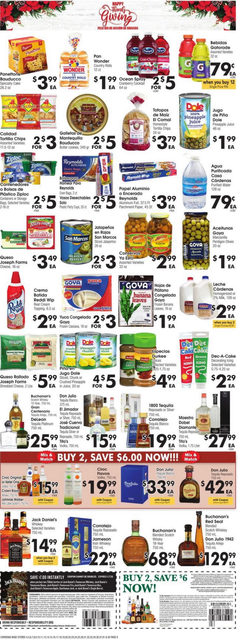 Cardenas Weekly Ad Nov 20 – Nov 26, 2019