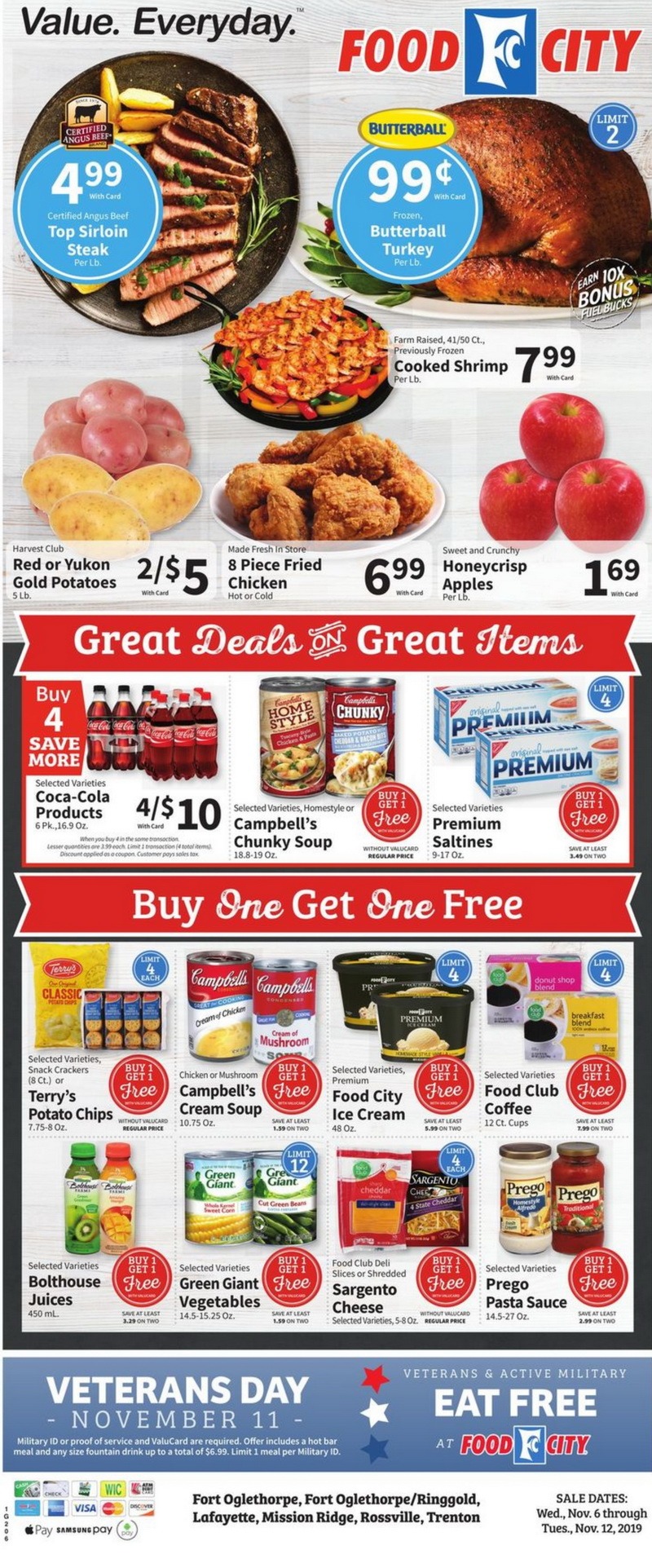 Food City Weekly Ad Nov 6 – Nov 12, 2019