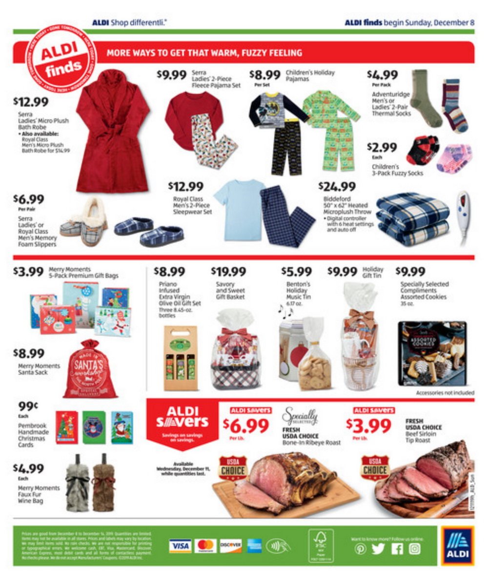 ALDI Weekly Ad Dec 08 – Dec 14, 2019