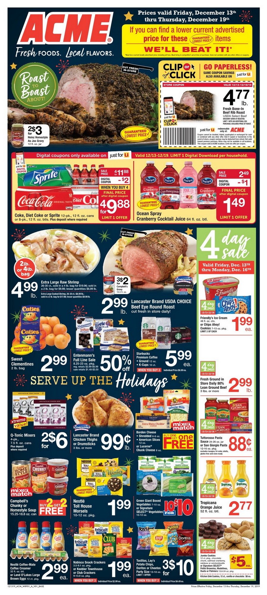 Acme Weekly Ad Dec 13 – Dec 19, 2019
