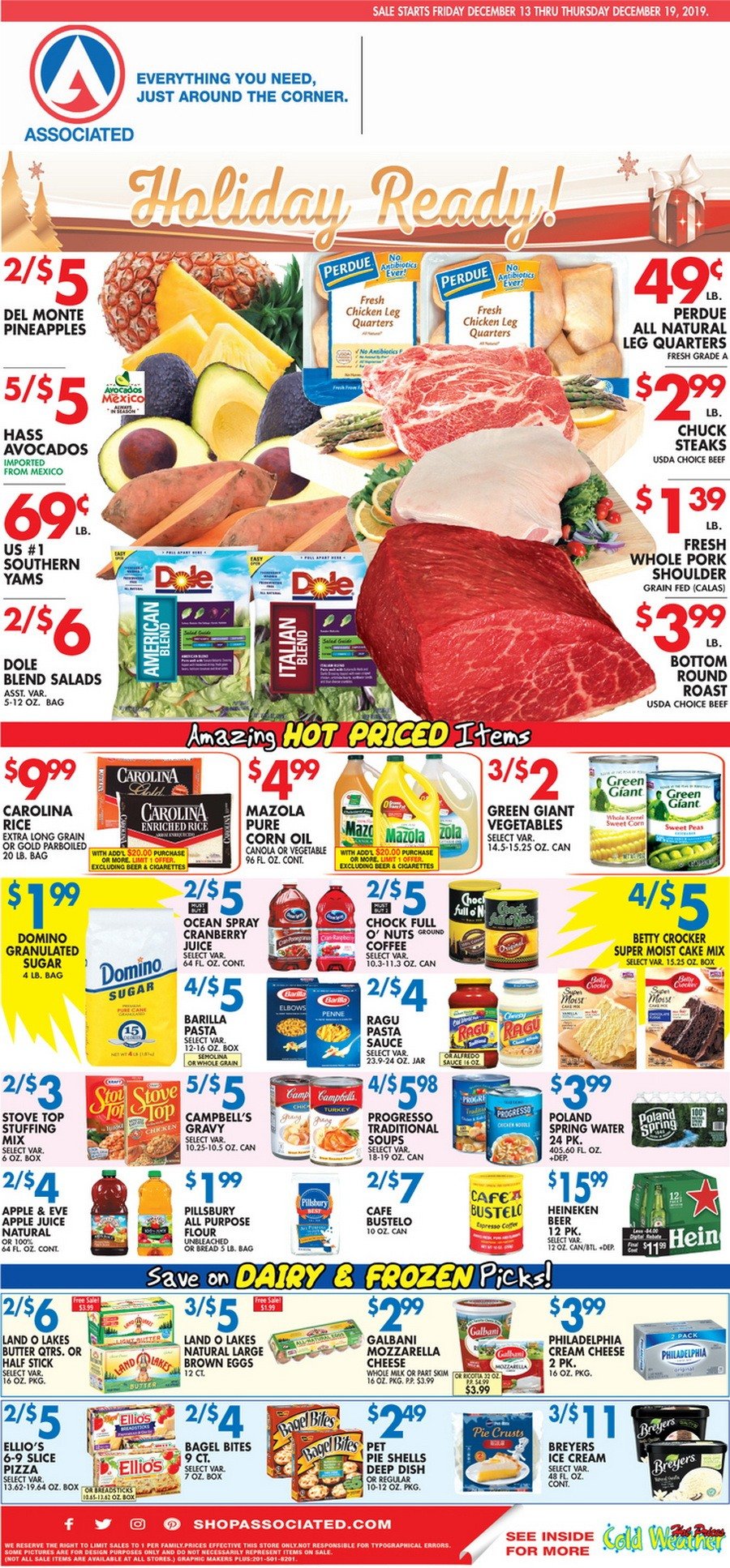 Associated Supermarkets Weekly Circular Dec 13 – Dec 19, 2019