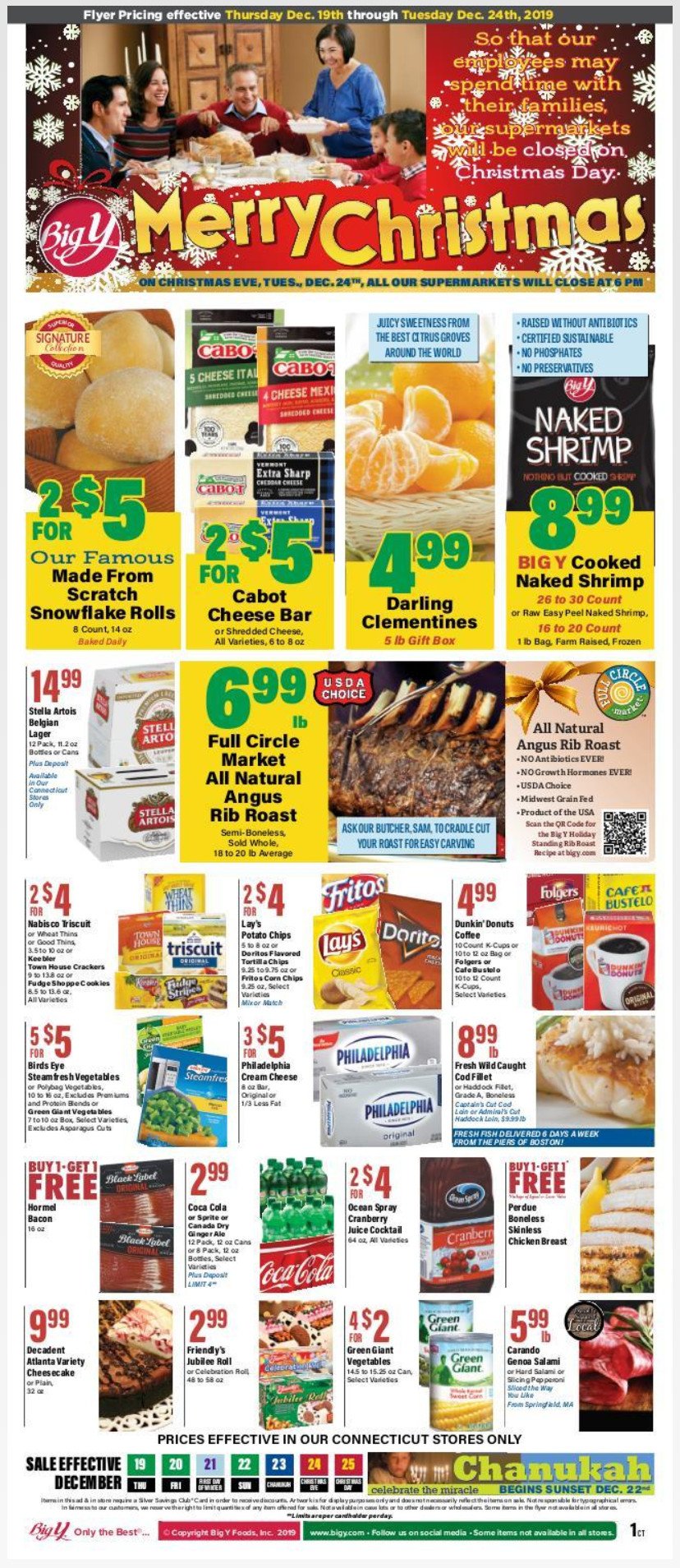 Big Y Weekly Ad Dec 19 – Dec 25, 2019