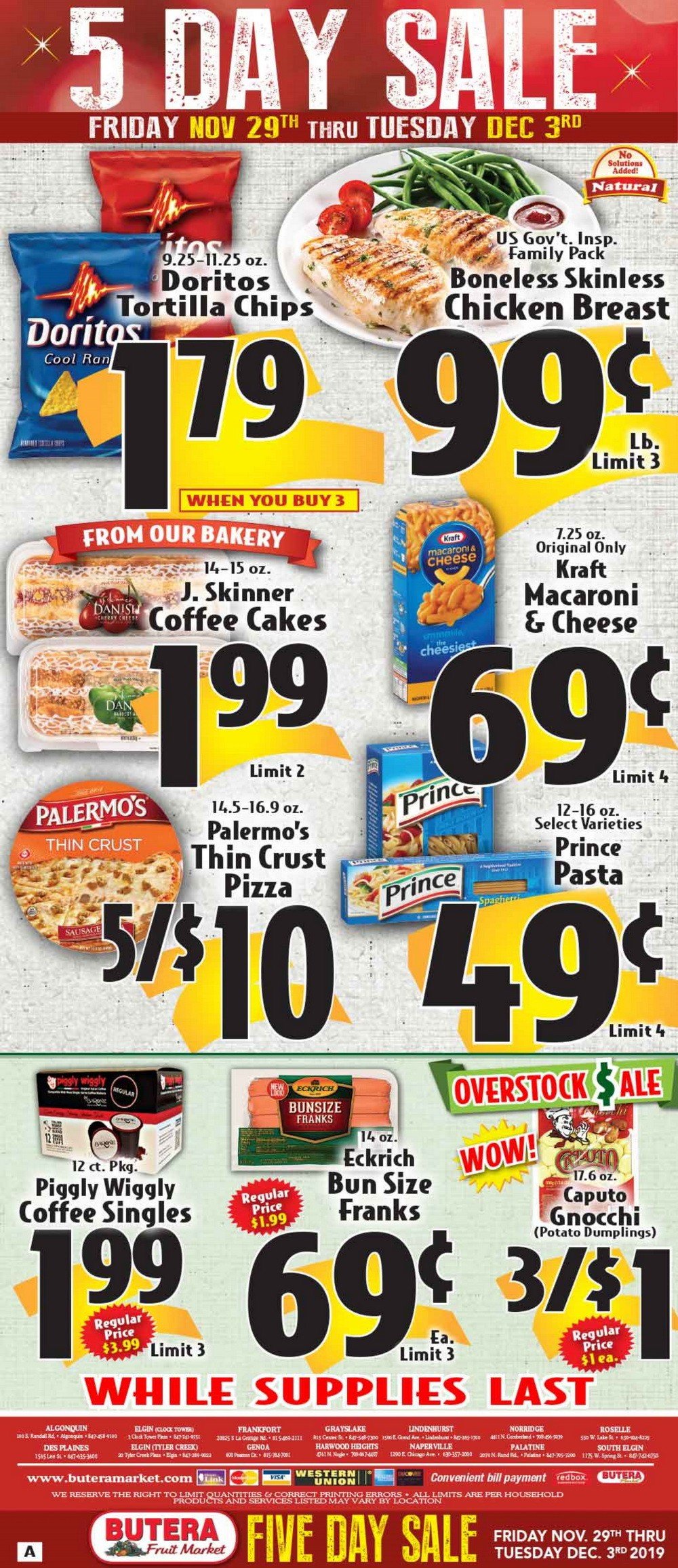 Butera Weekly Ad Nov 29 – Dec 03, 2019