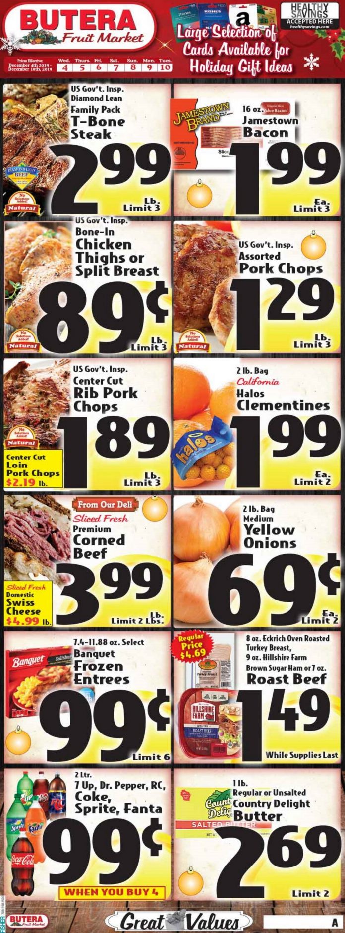 Butera Weekly Ad Dec 04 – Dec 10, 2019