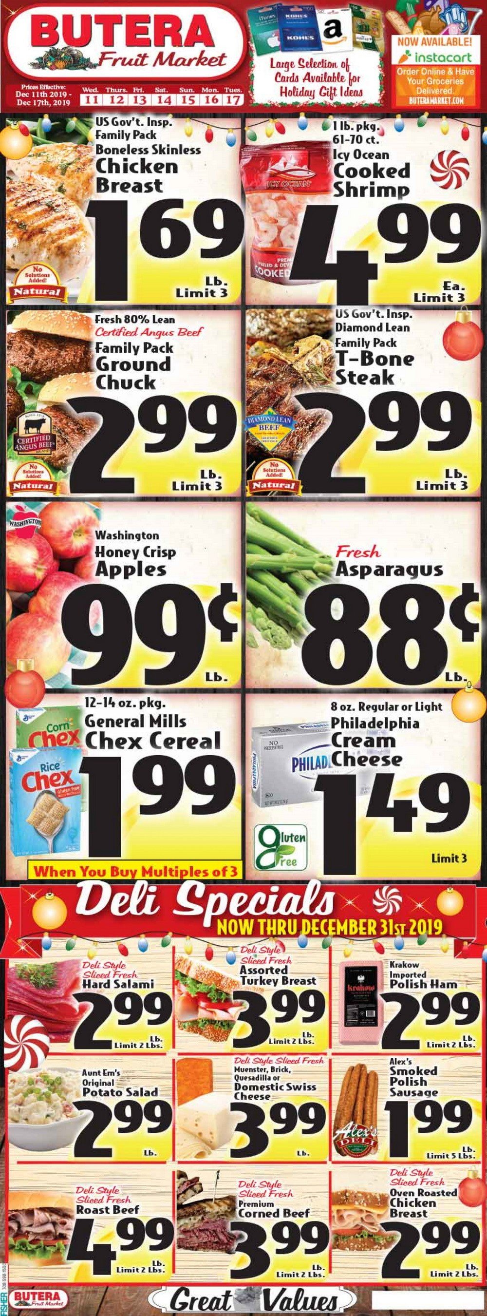 Butera Weekly Ad Dec 11 – Dec 17, 2019