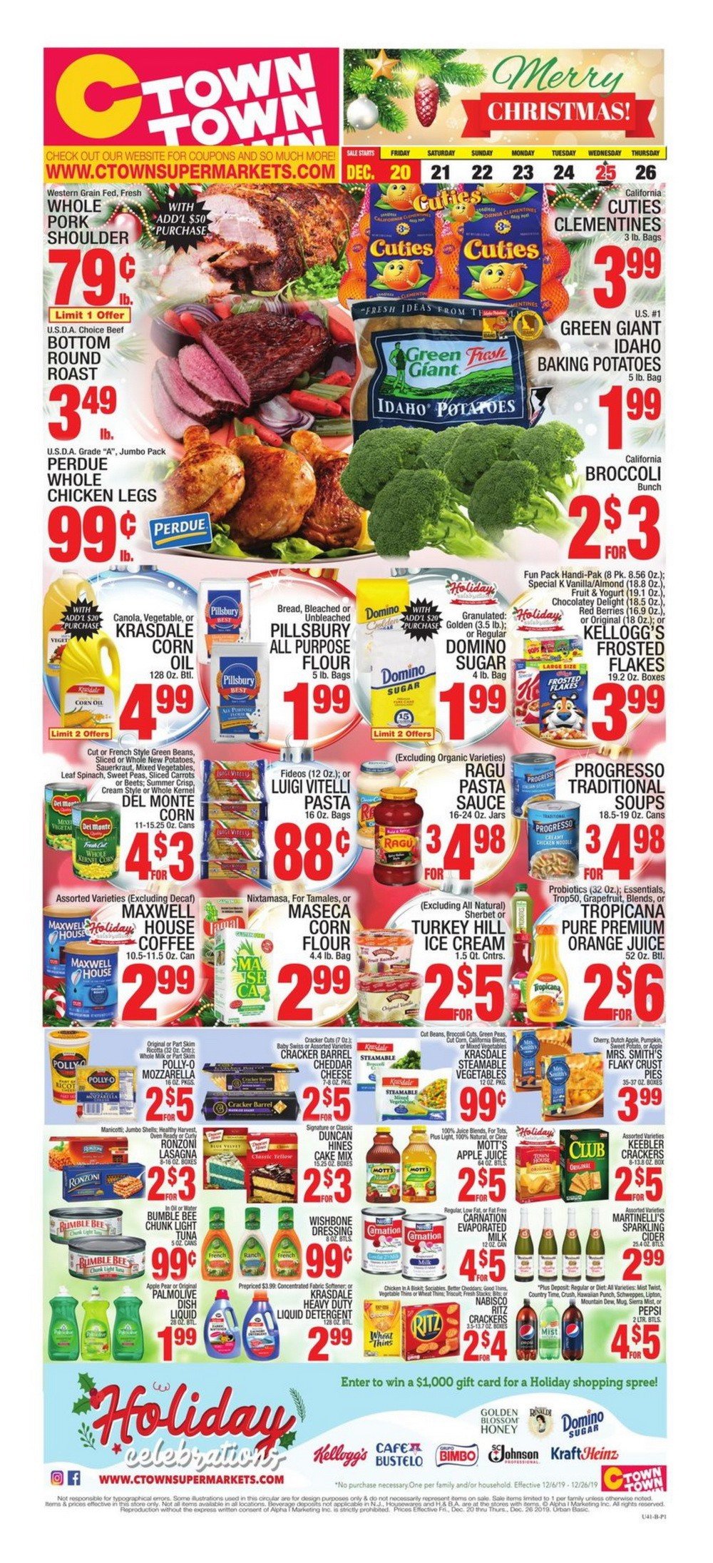 C-Town Weekly Ad Dec 20 – Dec 26, 2019