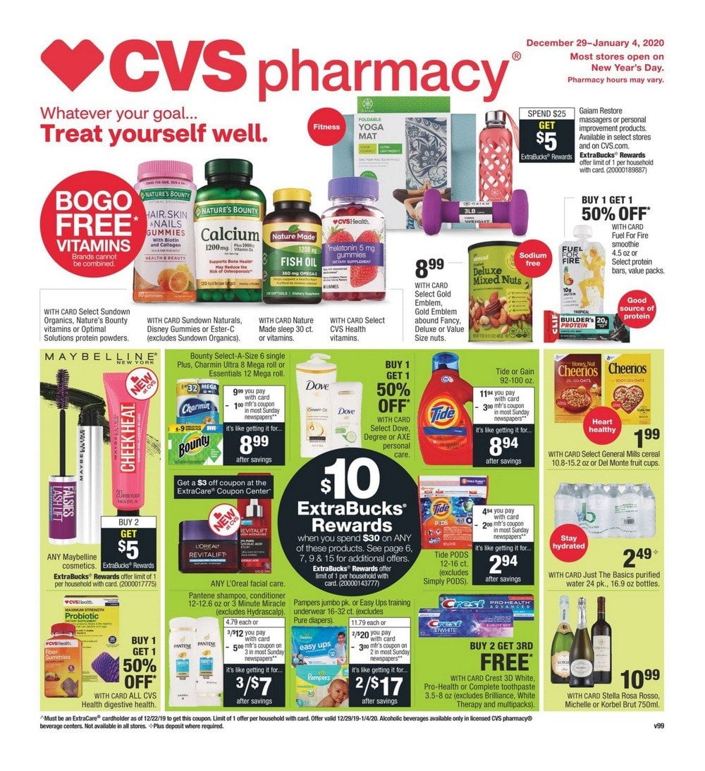 CVS Weekly Ad Dec 29 – Jan 04, 2020