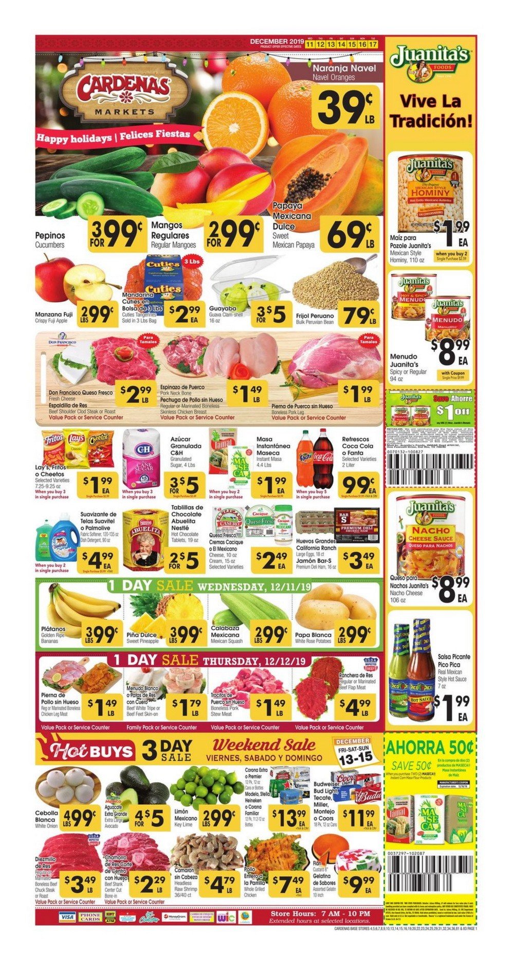 Cardenas Weekly Ad Dec 11 – Dec 17, 2019