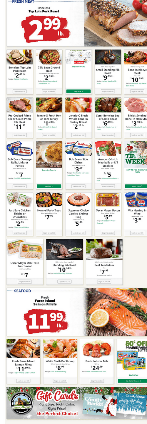 County Market Weekly Ad Dec 18 – Dec 24, 2019