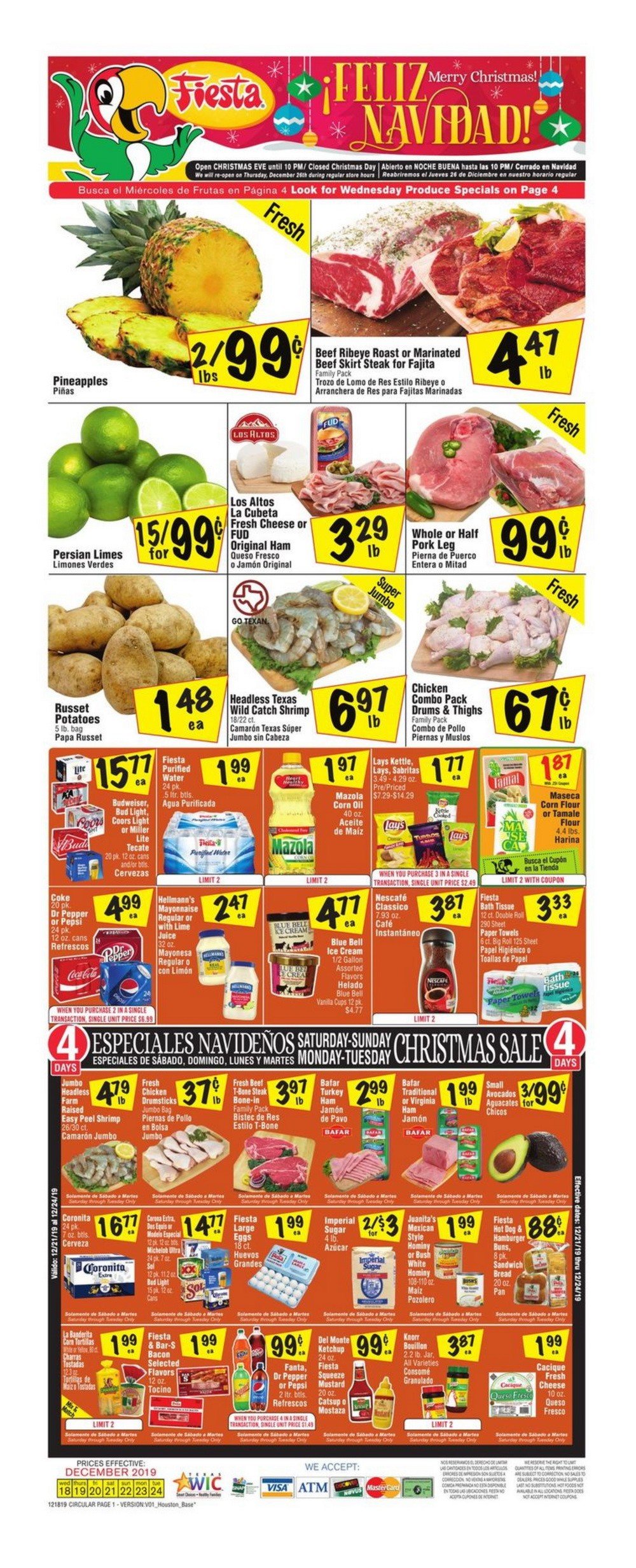 Fiesta Mart Weekly Ad Dec 18 – Dec 24, 2019