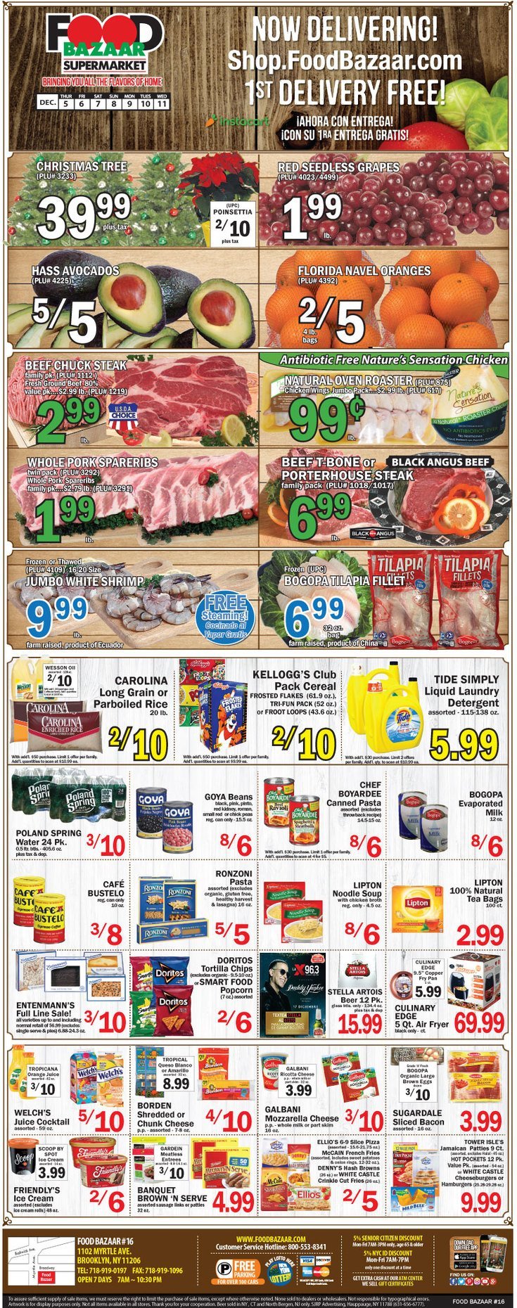 Food Bazaar Weekly Ad Dec 05 – Dec 11, 2019
