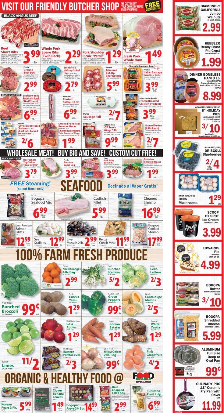 Food Bazaar Weekly Ad Dec 26 – Jan 01, 2020