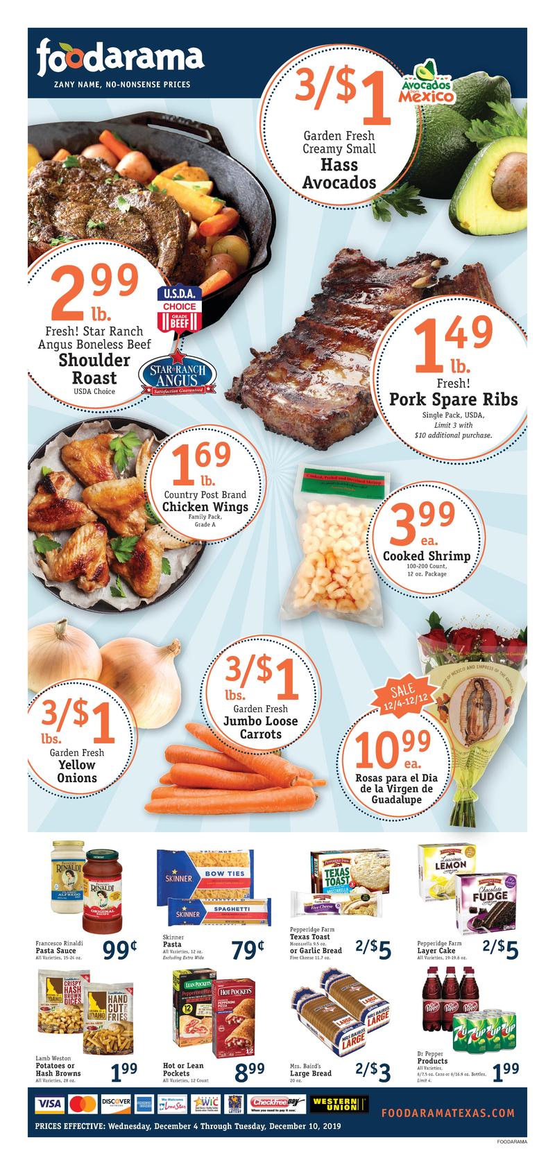 Foodarama Weekly Ad Dec 04 – Dec 10, 2019