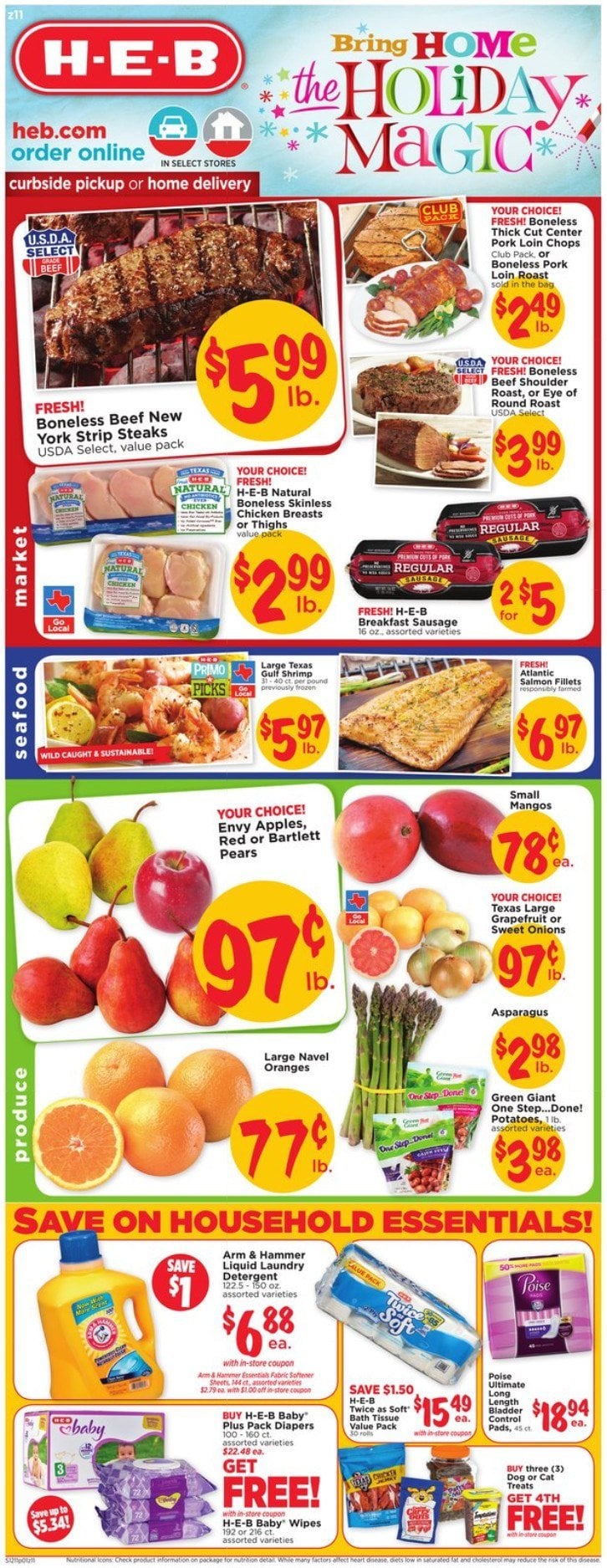 HEB Weekly Ad Dec 11 – Dec 17, 2019