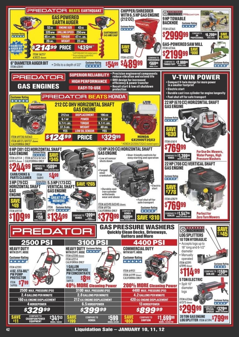 Harbor Freight Flyer Sale Jan 1 – Jan 31, 2020 - Part 8