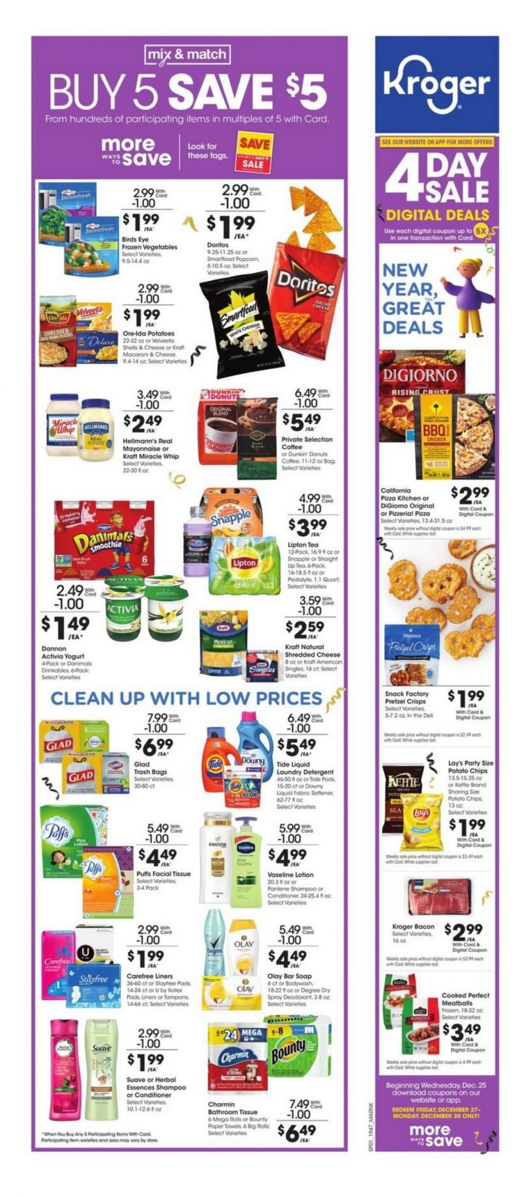 Kroger Weekly Ad Dec 26 – Jan 01, 2020