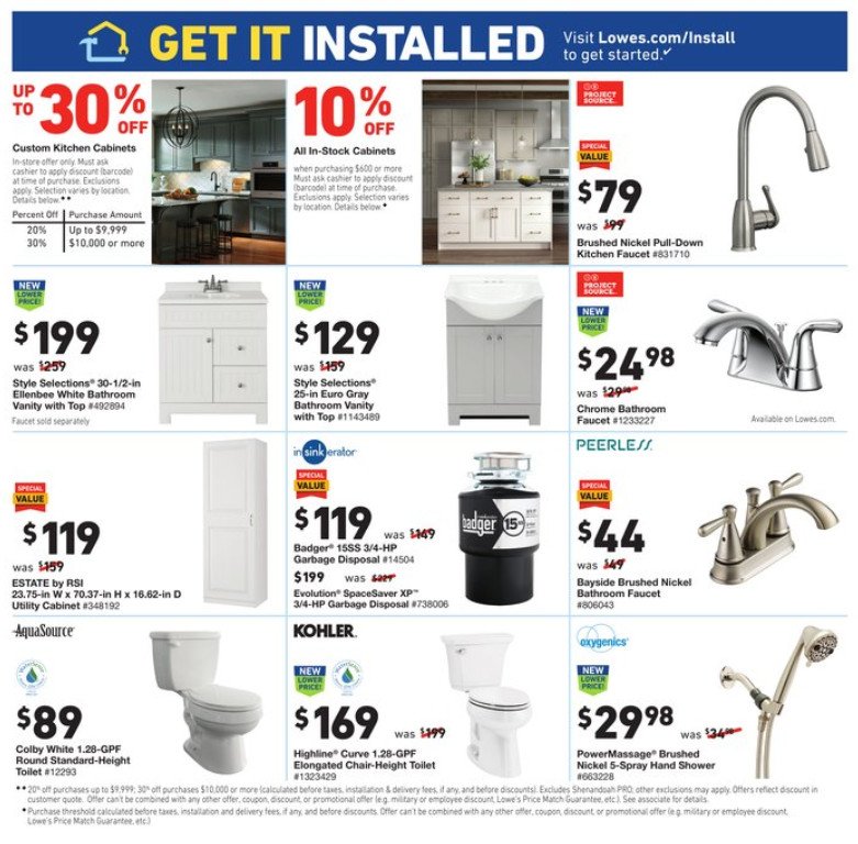 Lowe's Weekly Ad Dec 25 – Jan 01, 2020