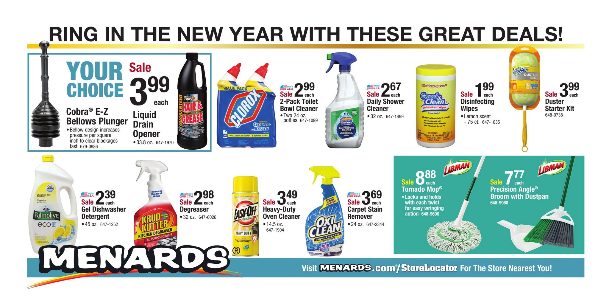 Menards Save Big Money Ad Dec 22 – Jan 04, 2020