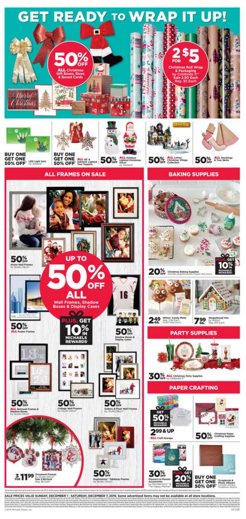 Michaels Weekly Ad Dec 01 – Dec 07, 2019