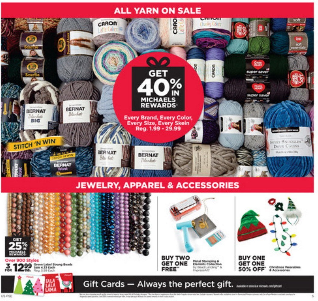 Michaels Weekly Ad Dec 01 – Dec 07, 2019