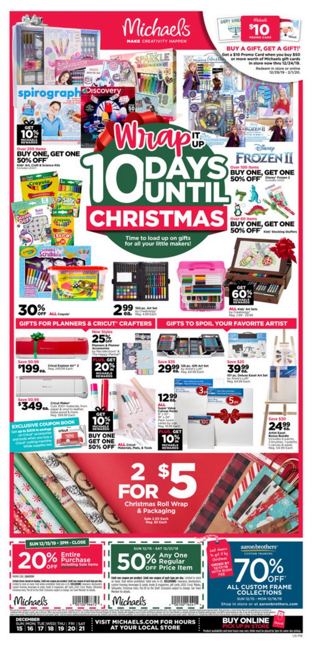Michaels Weekly Ad Dec 15 – Dec 21, 2019