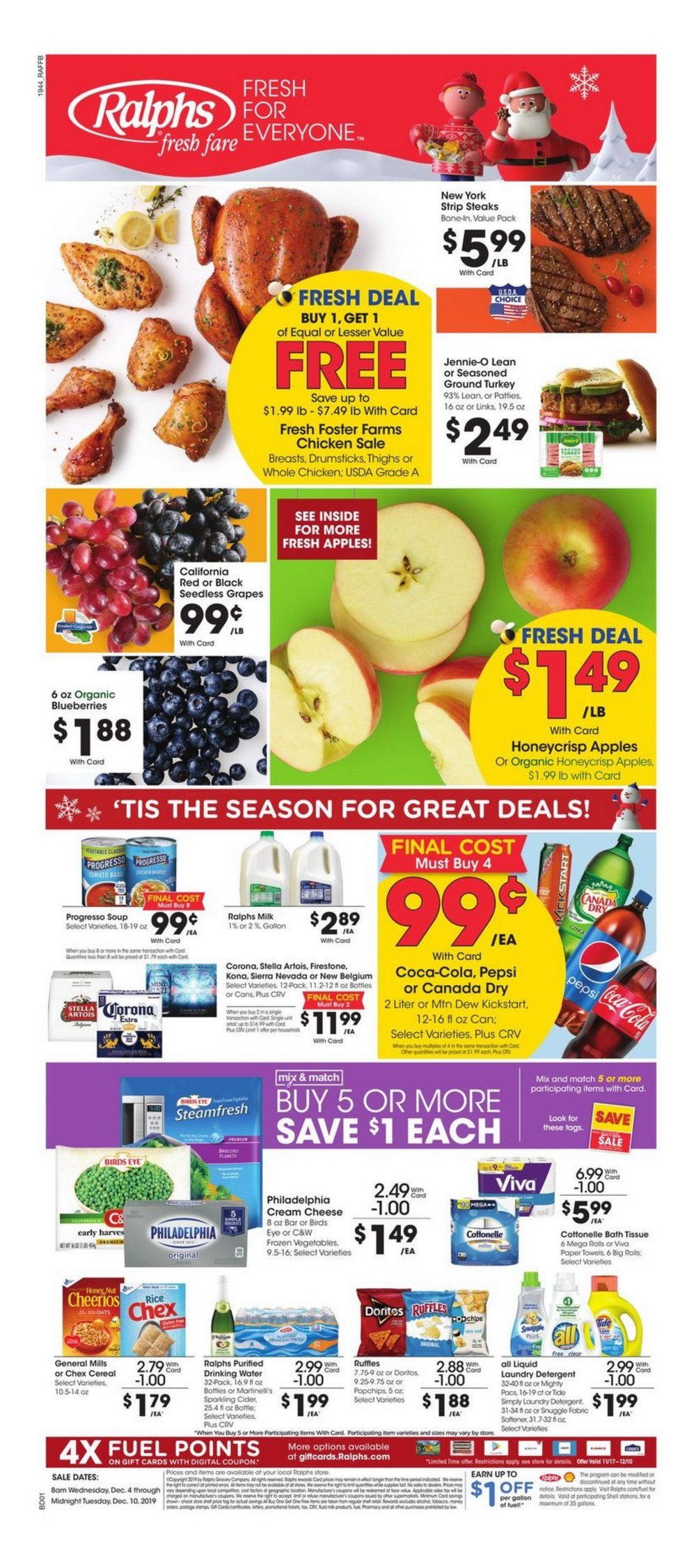 Ralphs Weekly Ad Dec 04 – Dec 10, 2019