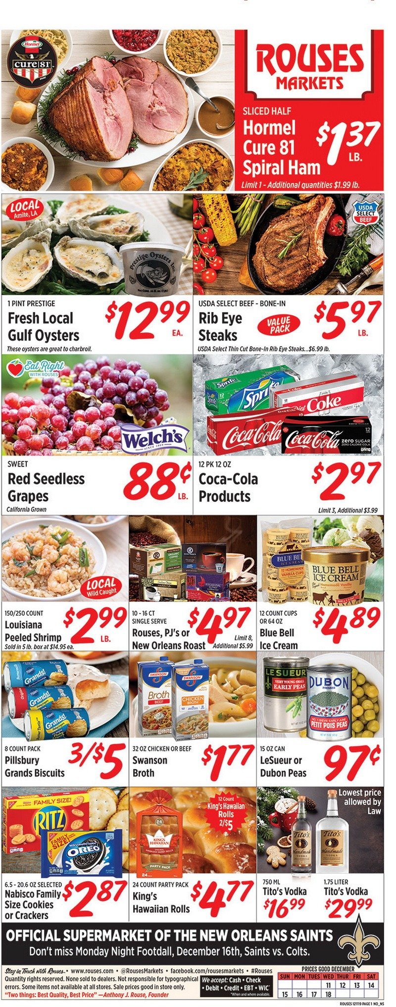 Rouses Weekly Ad Dec 11 – Dec 18, 2019