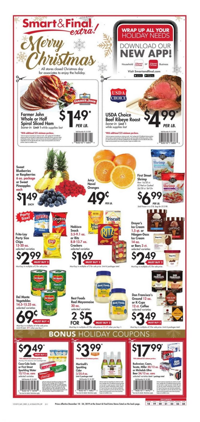 Smart & Final Weekly Ad Dec 18 – Dec 24, 2019