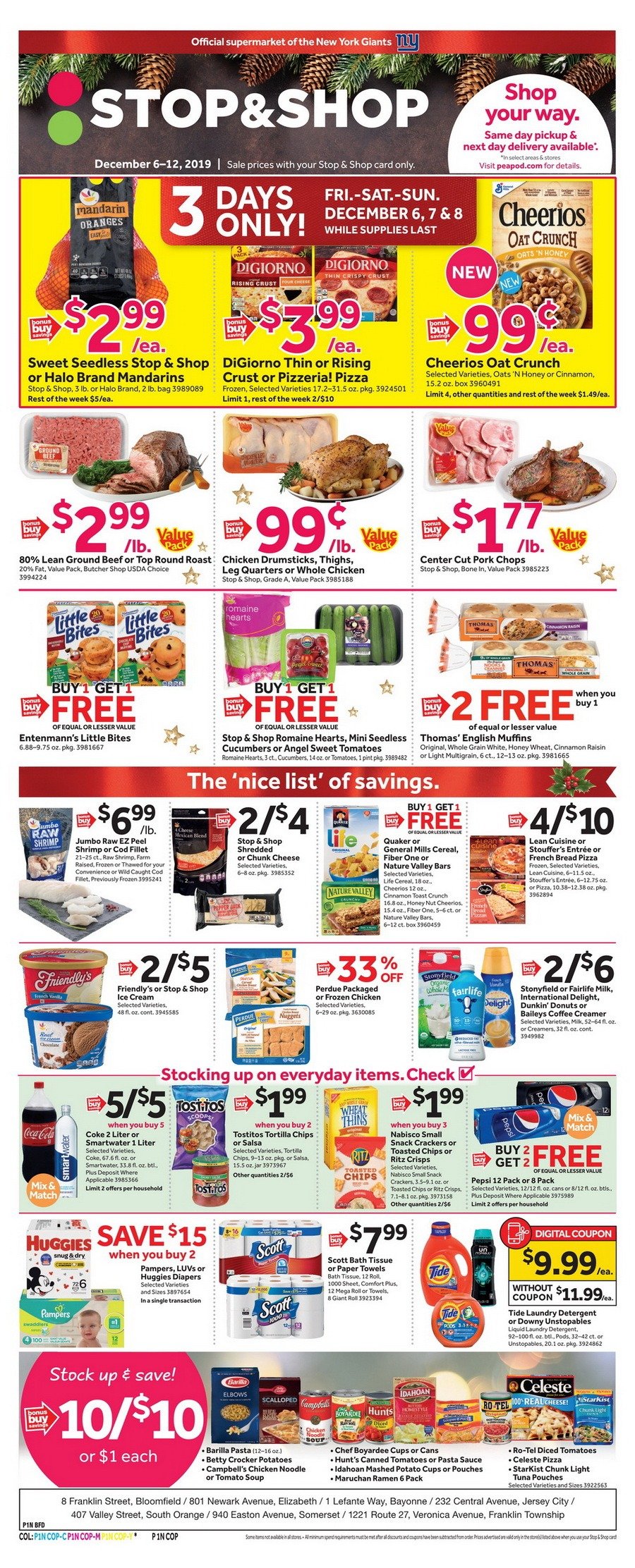 Stop & Shop Weekly Circular Dec 06 – Dec 12, 2019
