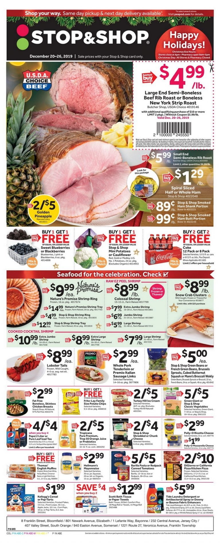 Stop & Shop Weekly Circular Dec 20 – Dec 26, 2019
