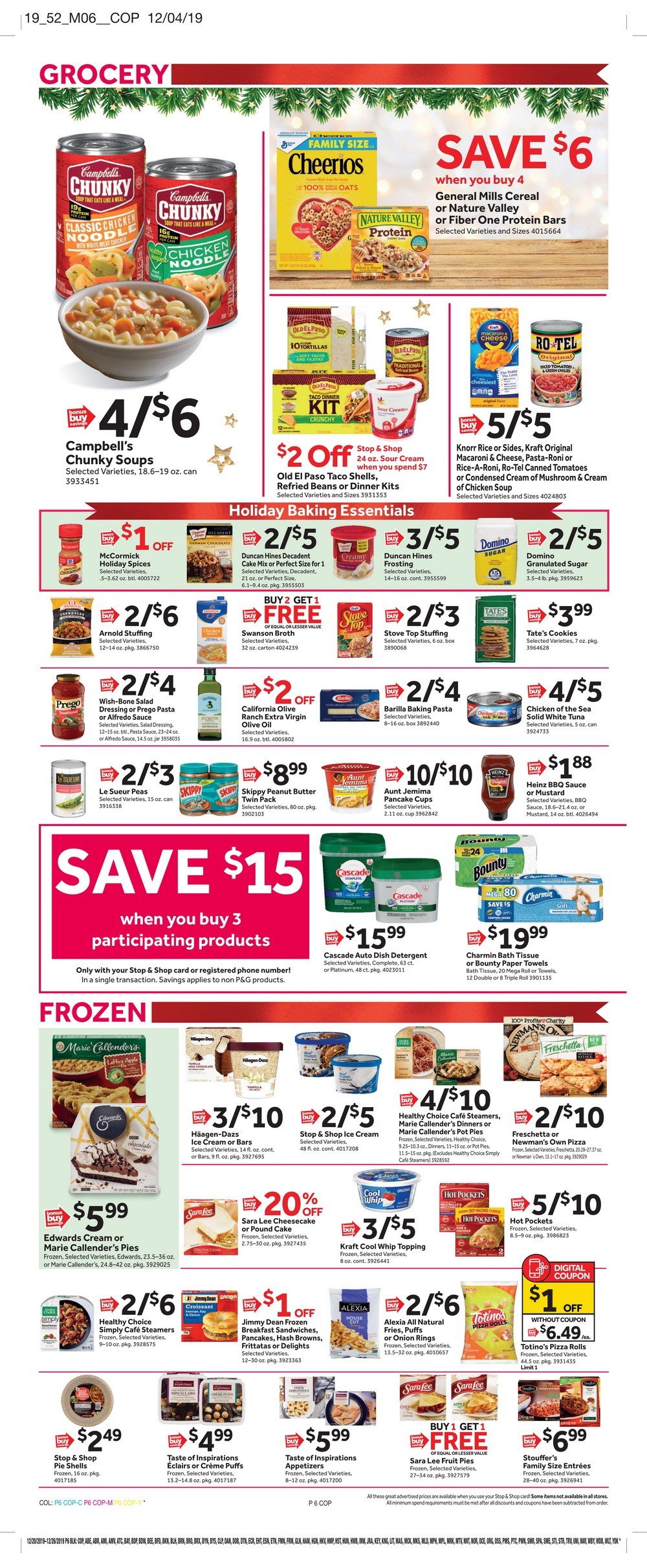 Stop & Shop Weekly Circular Dec 20 – Dec 26, 2019