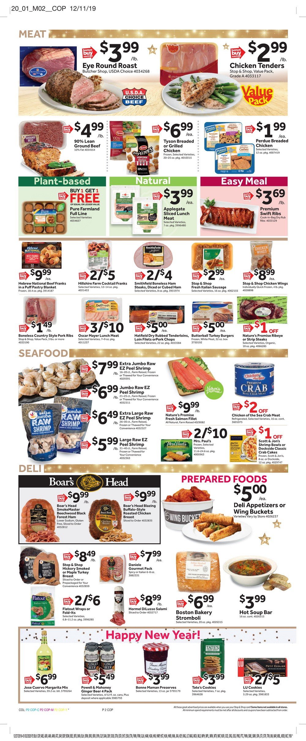 Stop & Shop Weekly Circular Dec 27 – Jan 02, 2020