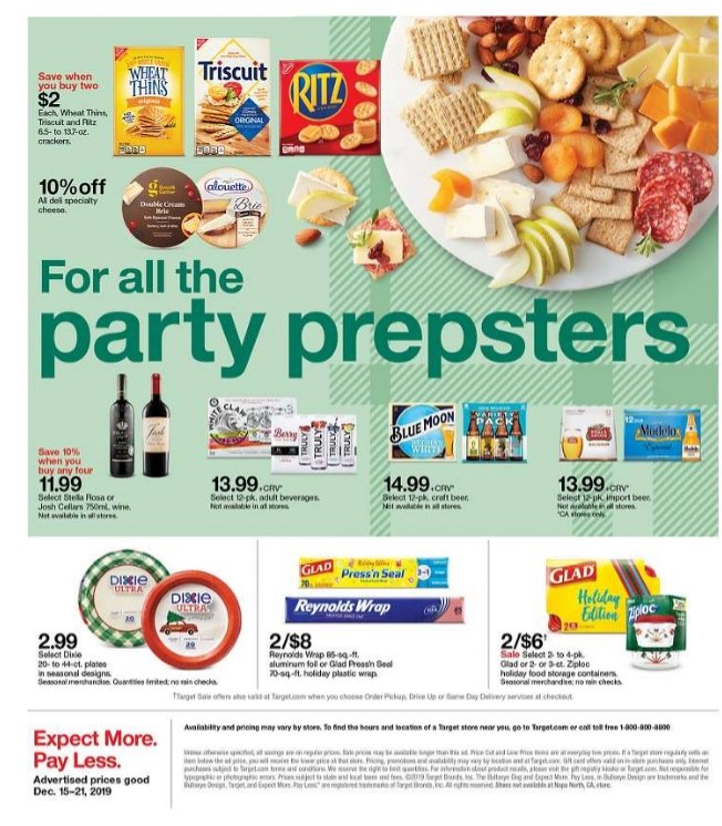 Target Weekly Ad Dec 15 – Dec 21, 2019