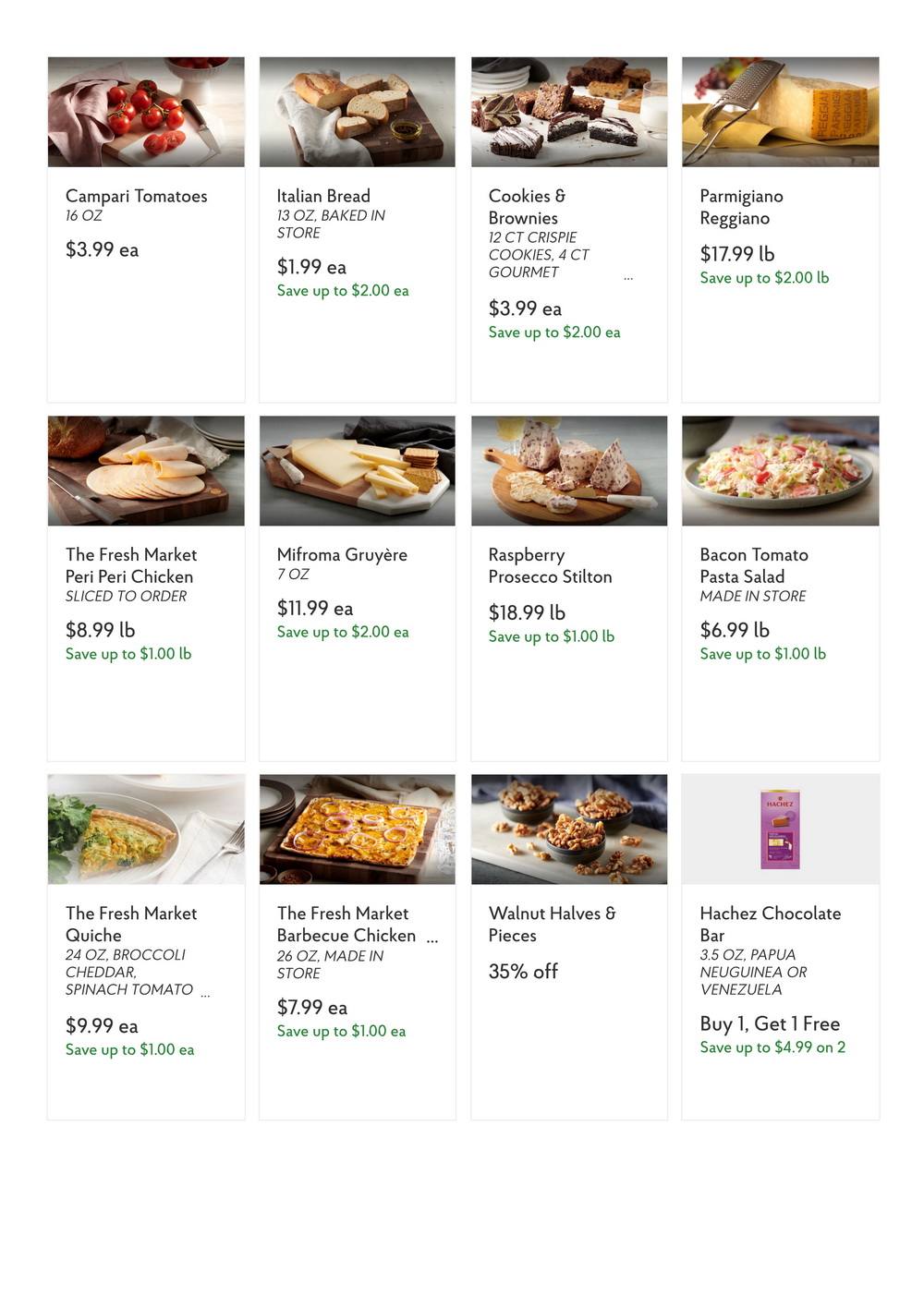 The Fresh Market Weekly Specials Dec 11 – Dec 17, 2019
