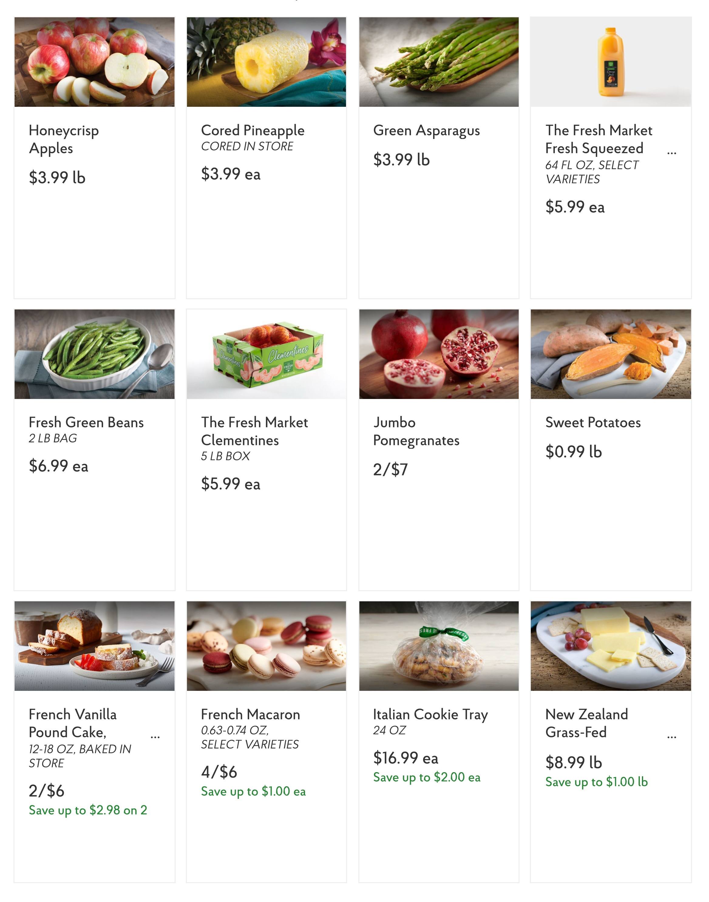 The Fresh Market Weekly Specials Dec 18 – Dec 24, 2019