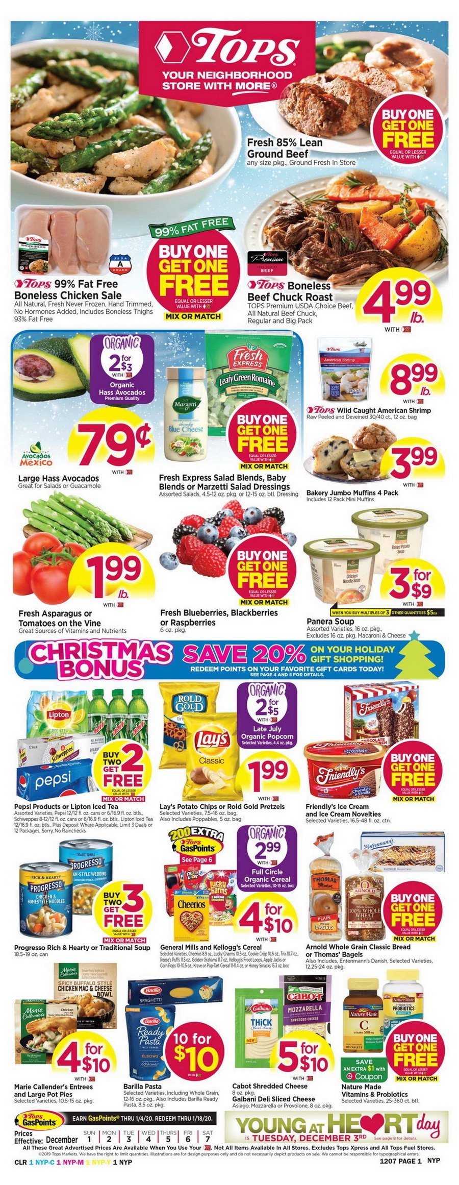 Tops Weekly Circular Dec 01 – Dec 07, 2019
