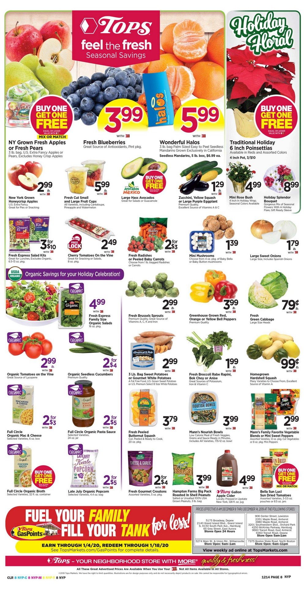Tops Weekly Circular Dec 08 – Dec 14, 2019