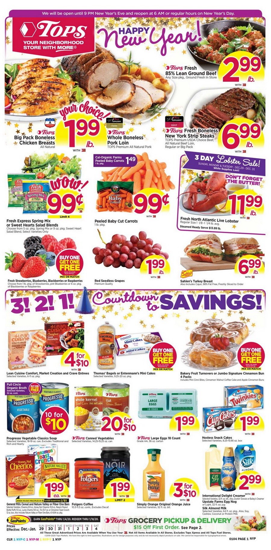 Tops Weekly Circular Dec 29 – Jan 04, 2020