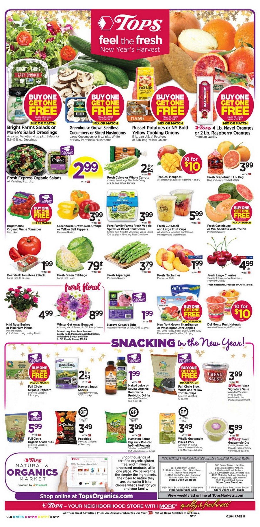 Tops Weekly Circular Dec 29 – Jan 04, 2020