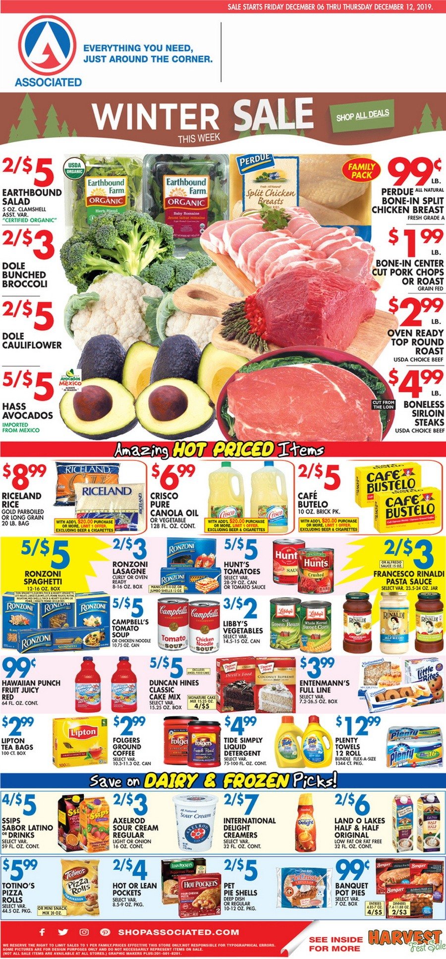 Associated Supermarkets Weekly Ad Dec 06 – Dec 12, 2019