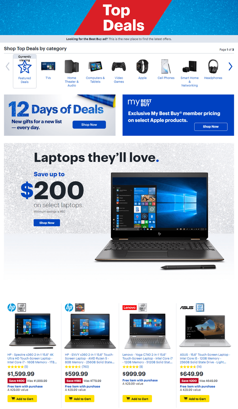 Best Buy Weekly Ad Dec 10 – Dec 16, 2019