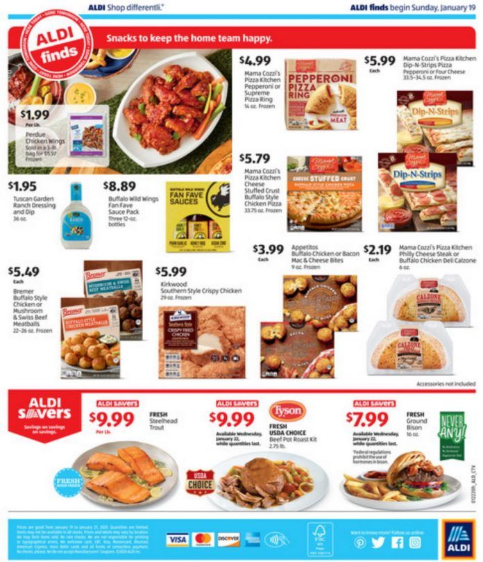 Aldi Weekly Ad Jan 19 – Jan 25, 2020