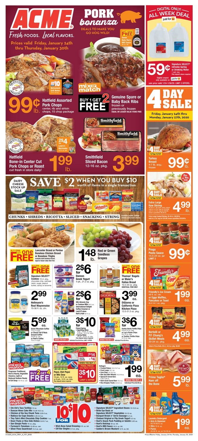 Acme Weekly Ad Jan 24 – Jan 30, 2020