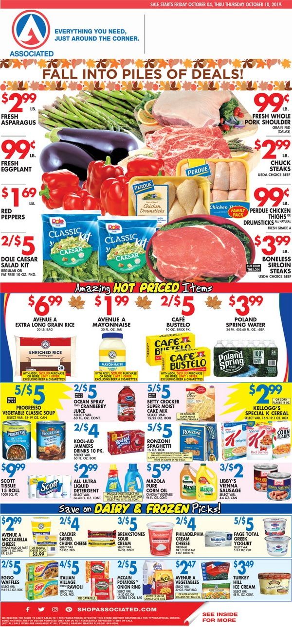 Associated Supermarkets Weekly Ad Jan 31 – Feb 6, 2020
