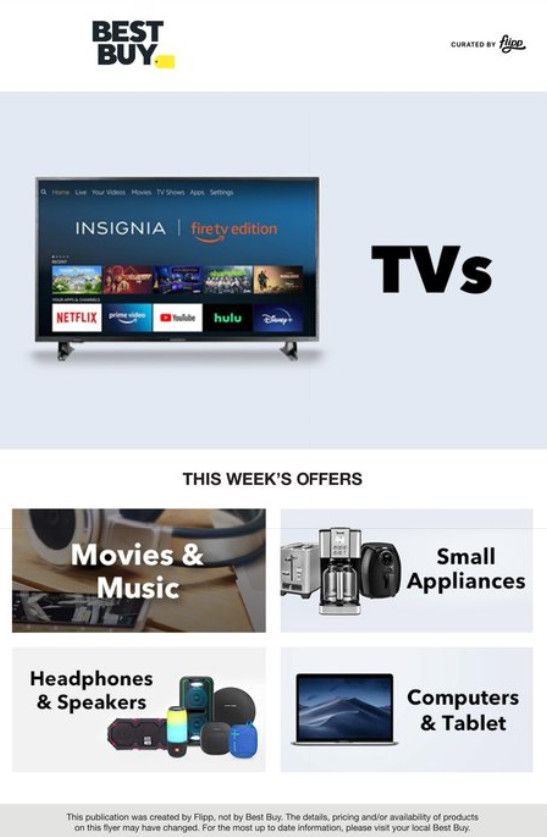 Best Buy Weekly Ad Jan 06 – Jan 13, 2020