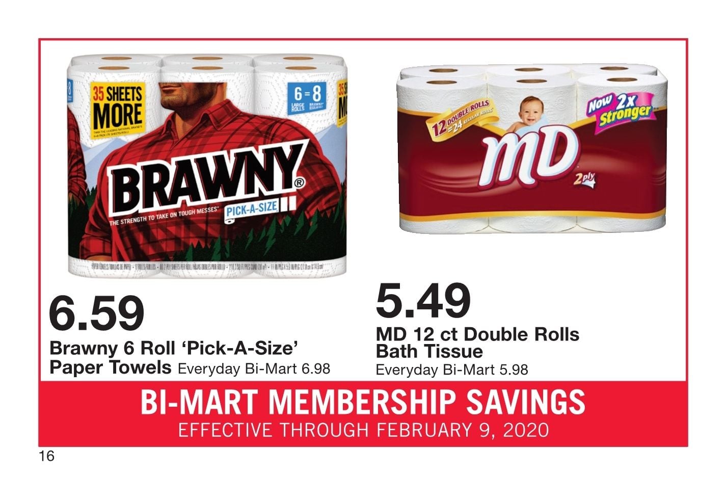 Bi Mart Weekly Ad Jan 30 – Feb 9, 2020
